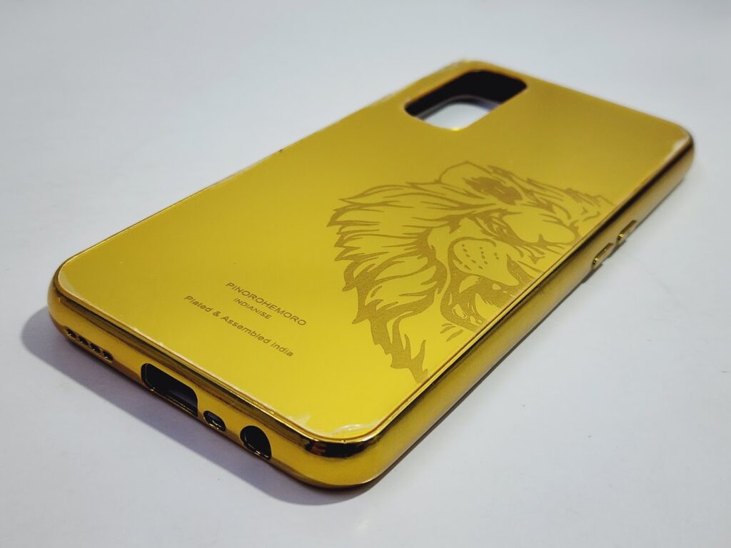 Realme 7 & Narzo 20 Pro Golden Back Cover – BT Limited Edition Store