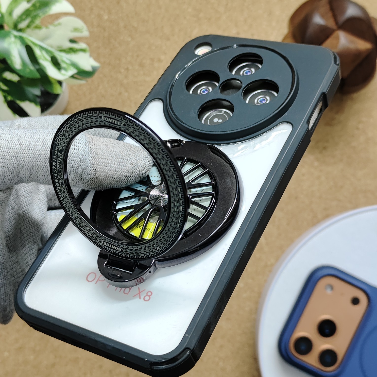 Oppo Find X8 Premium Transparent Doyers Back Cover With Wheel Magsafe ...