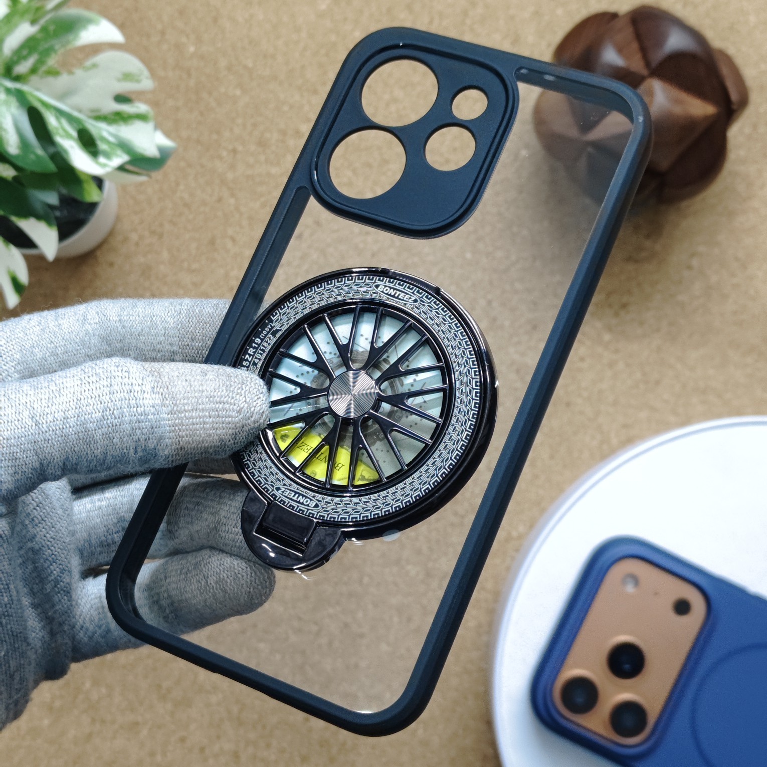 Oppo Reno 15 Premium Transparent Doyers Back Cover With Wheel Magsafe ...