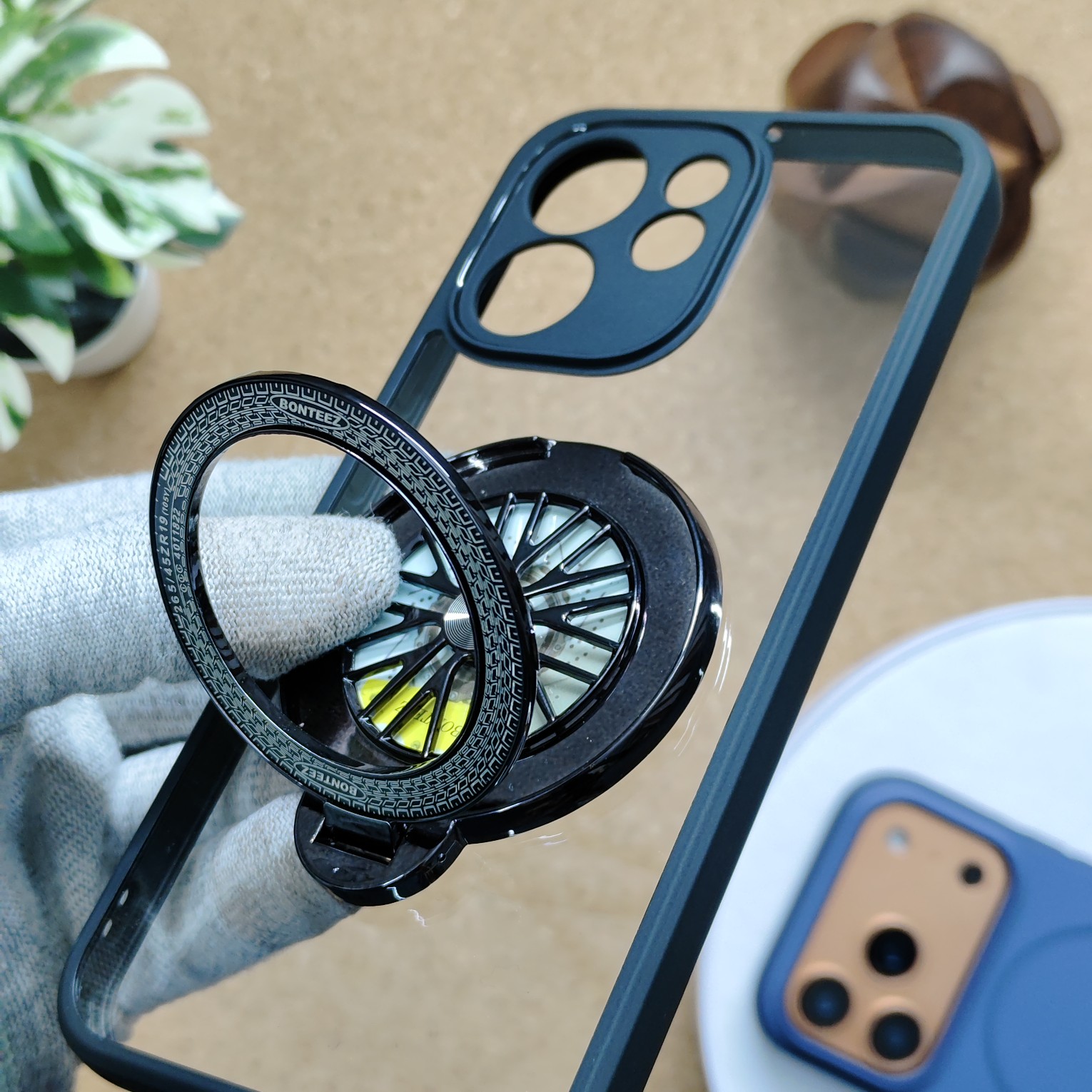 Oppo Reno 15 Pro Premium Transparent Doyers Back Cover With Wheel ...