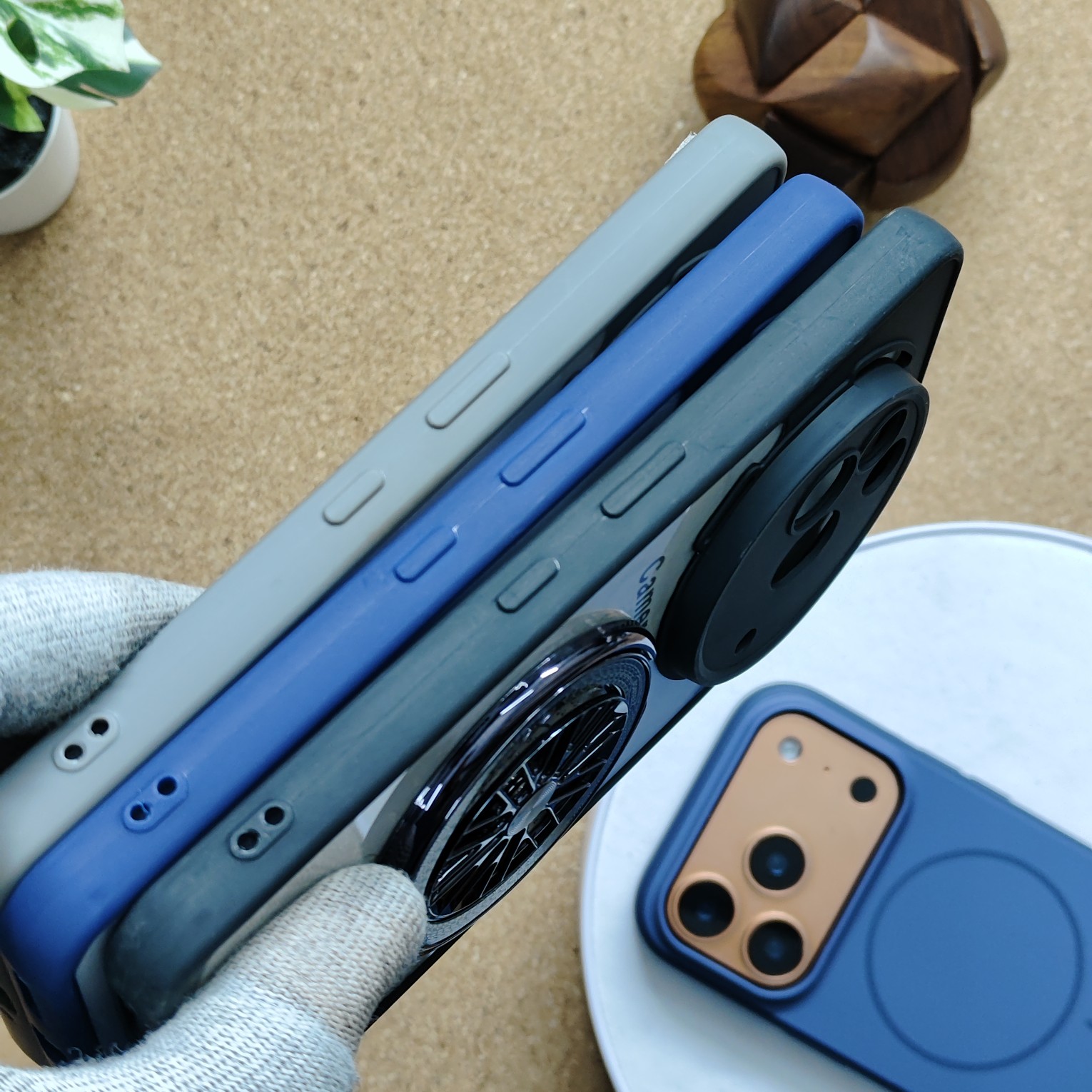 Nothing Phone 3A Pro Transparent Wheel Magsafe Stand Back Cover – BT ...