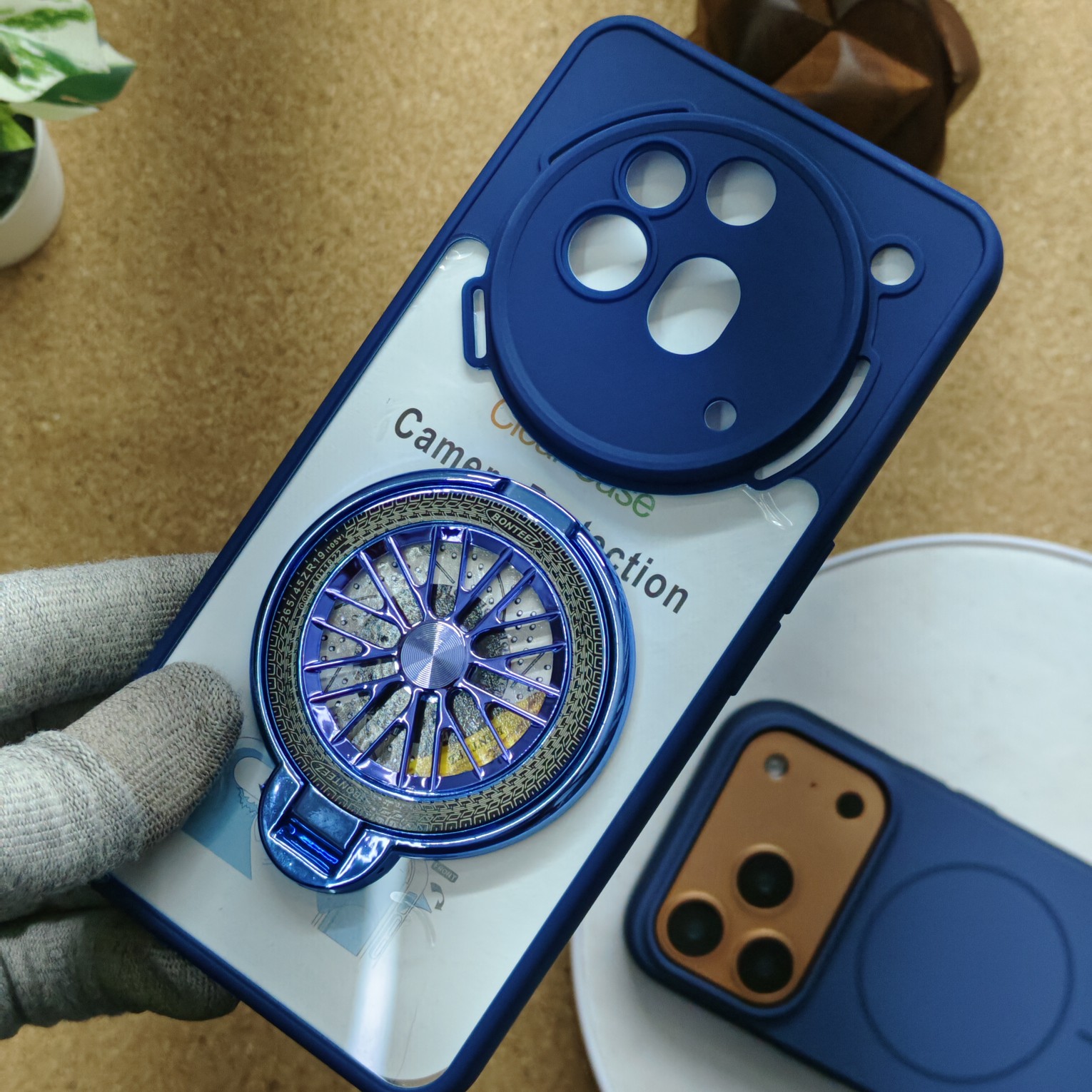 Nothing Phone 3A Pro Transparent Wheel Magsafe Stand Back Cover – BT ...