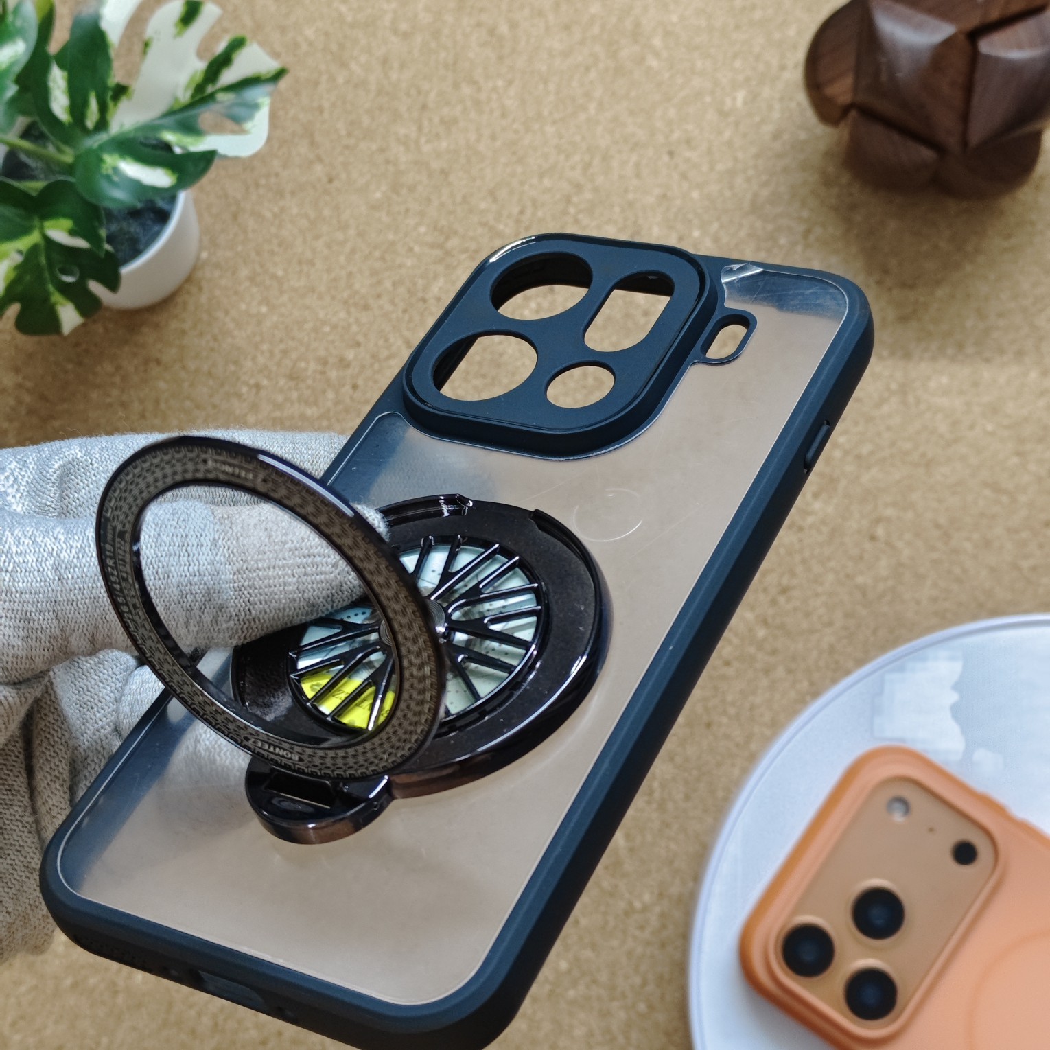 Oppo Find X9 Pro Premium Transparent Doyers Back Cover With Wheel ...