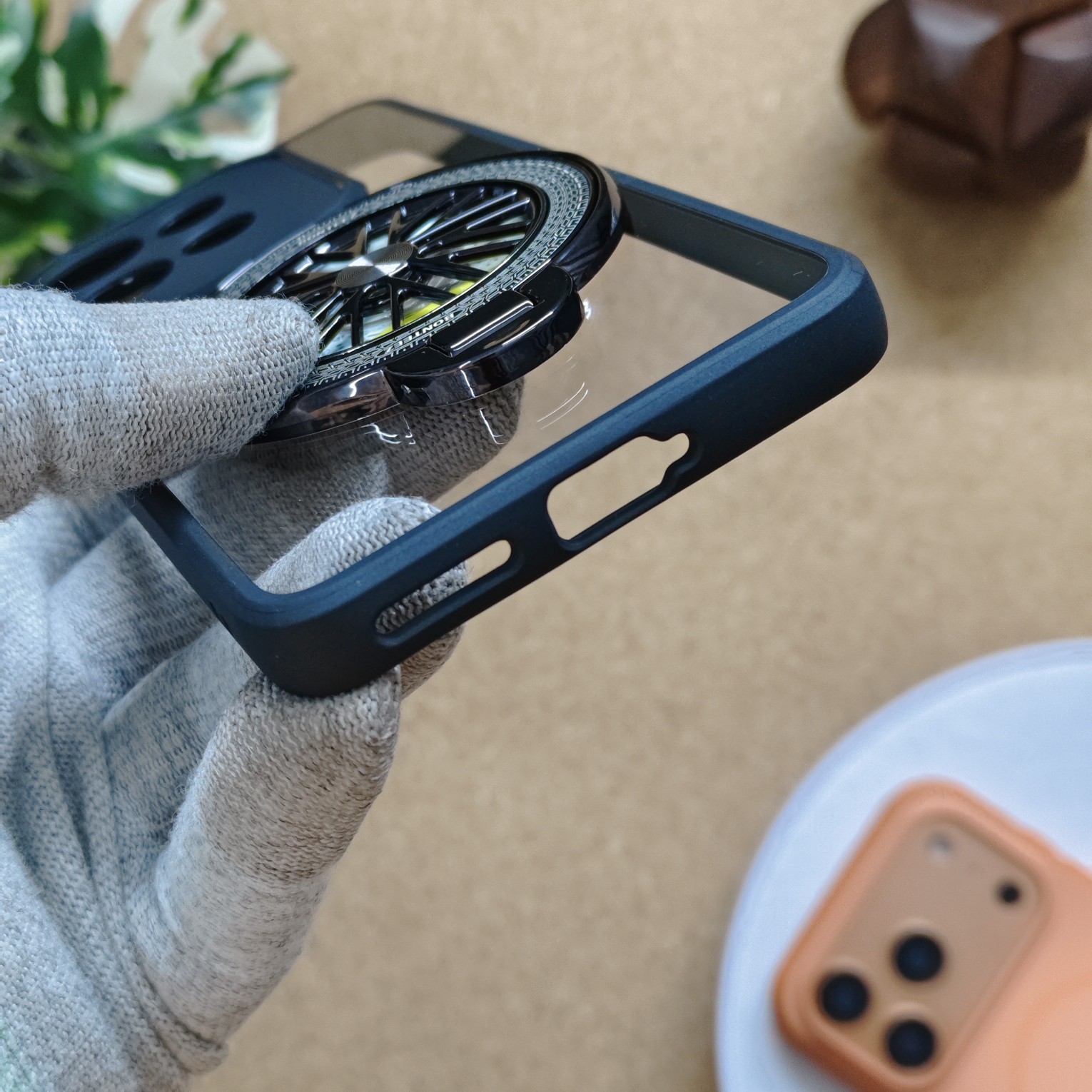 Motorola Edge 50 Neo Premium Transparent Doyers Back Cover With Wheel ...