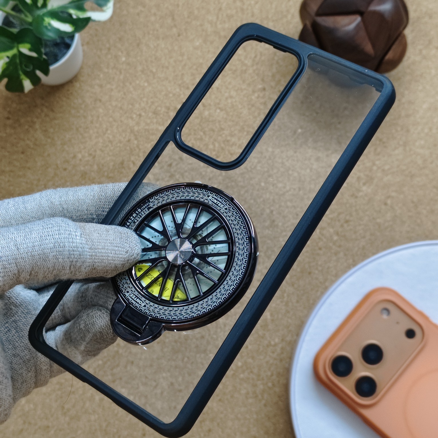 Vivo V30 & V30 Pro Premium Transparent Doyers Back Cover With Wheel ...