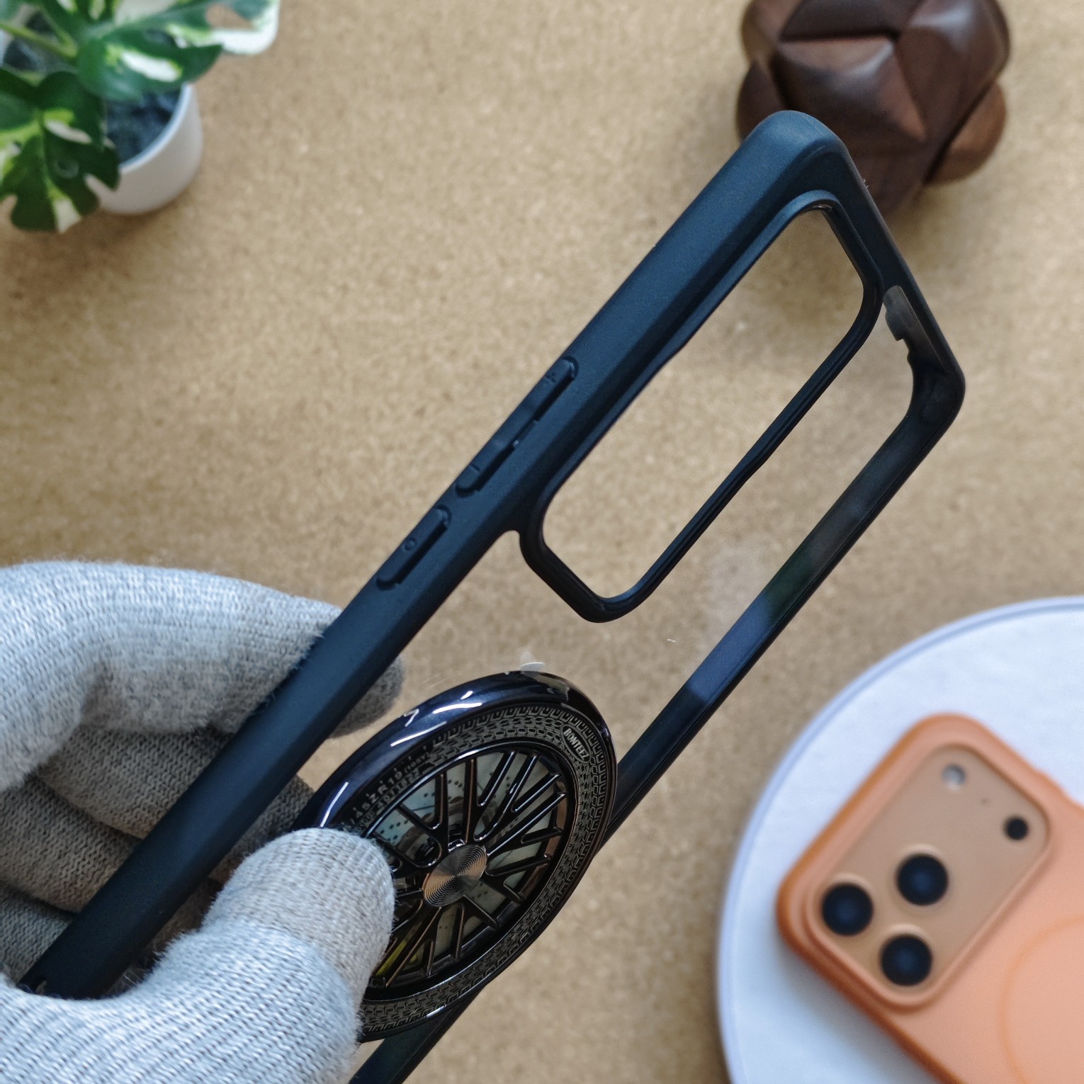 Vivo V30 & V30 Pro Premium Transparent Doyers Back Cover With Wheel ...