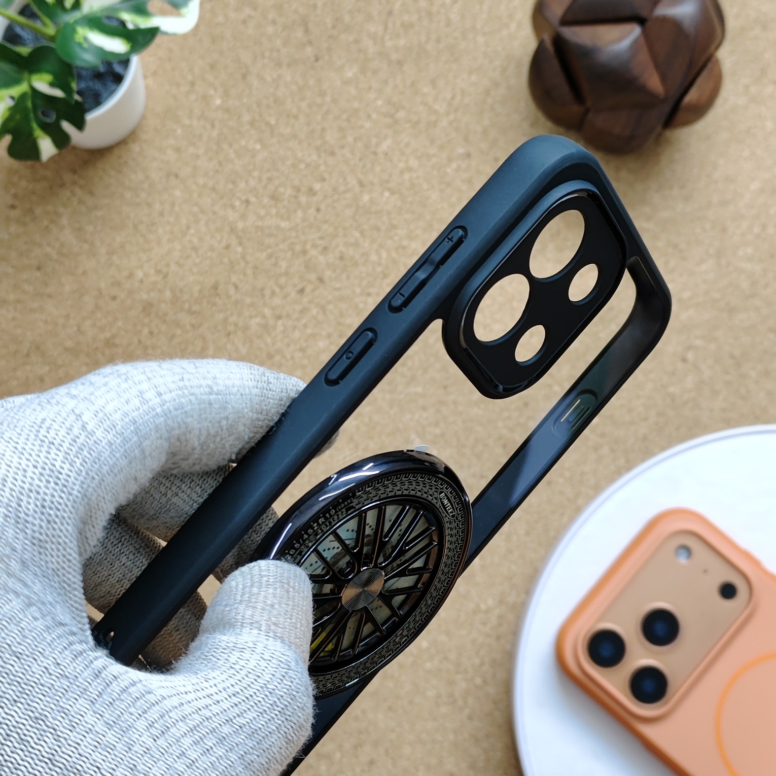 Oneplus 13s Premium Transparent Doyers Back Cover With Wheel Magsafe ...