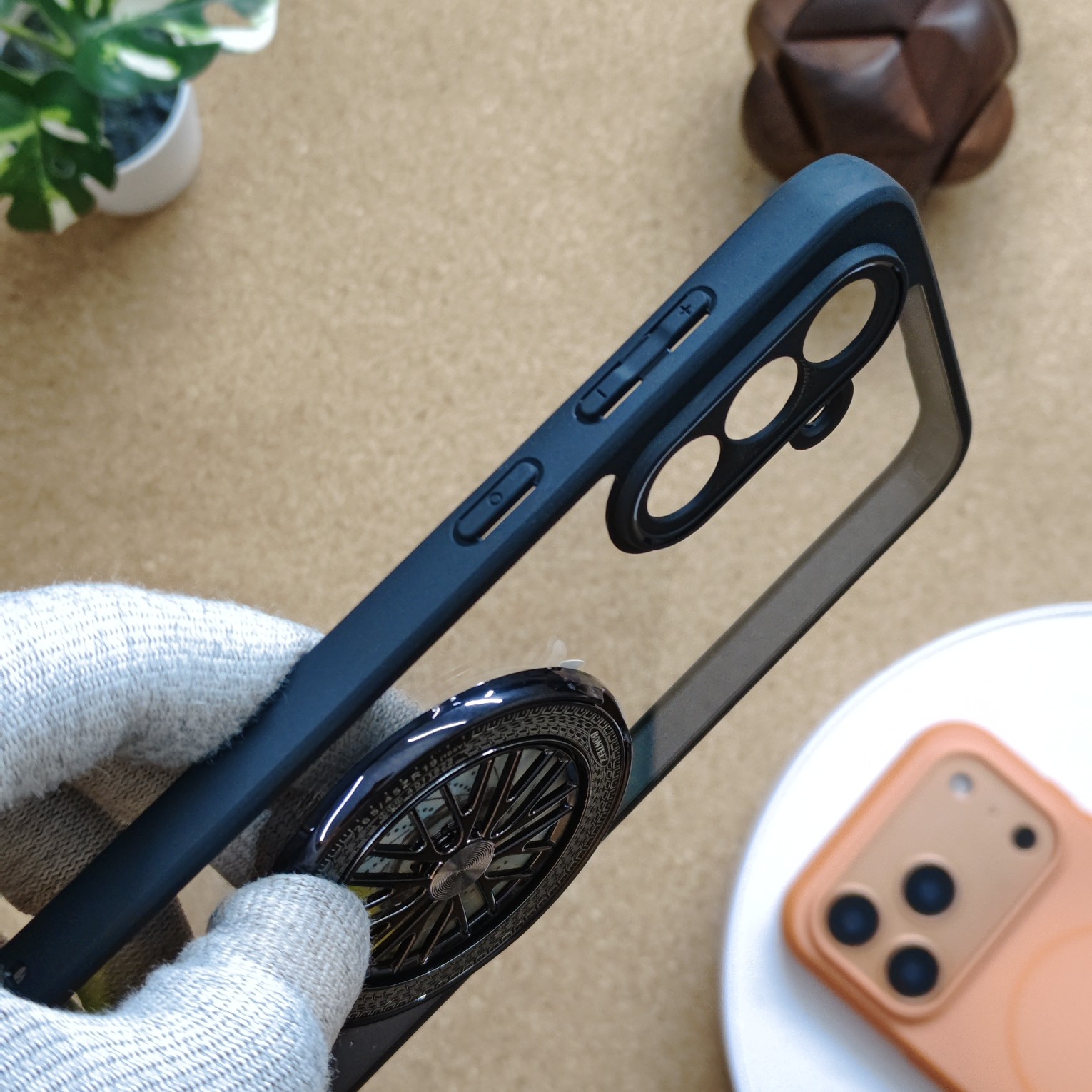 Samsung Galaxy A36 Premium Transparent Doyers Back Cover With Wheel ...