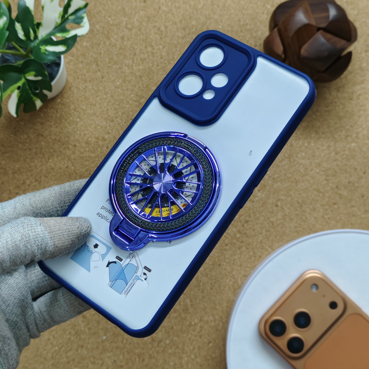 Oneplus Nord CE 2 Lite Transparent Wheel Magsafe Stand Back Cover – BT ...