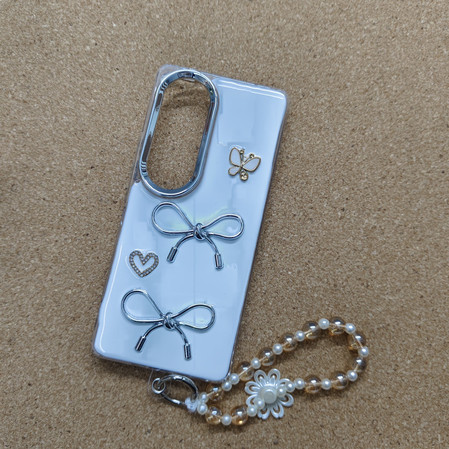 Vivo V40 & V40 Pro & T3 Ultra Premium Girlish 3D White Back Cover With ...