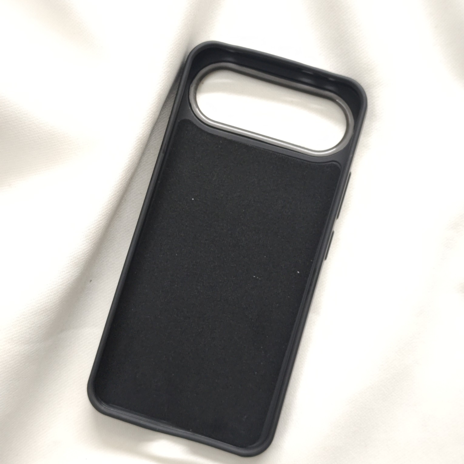 Vivo X300 FE Black Nilkin Back Cover With Cloth Inside – BT Limited ...