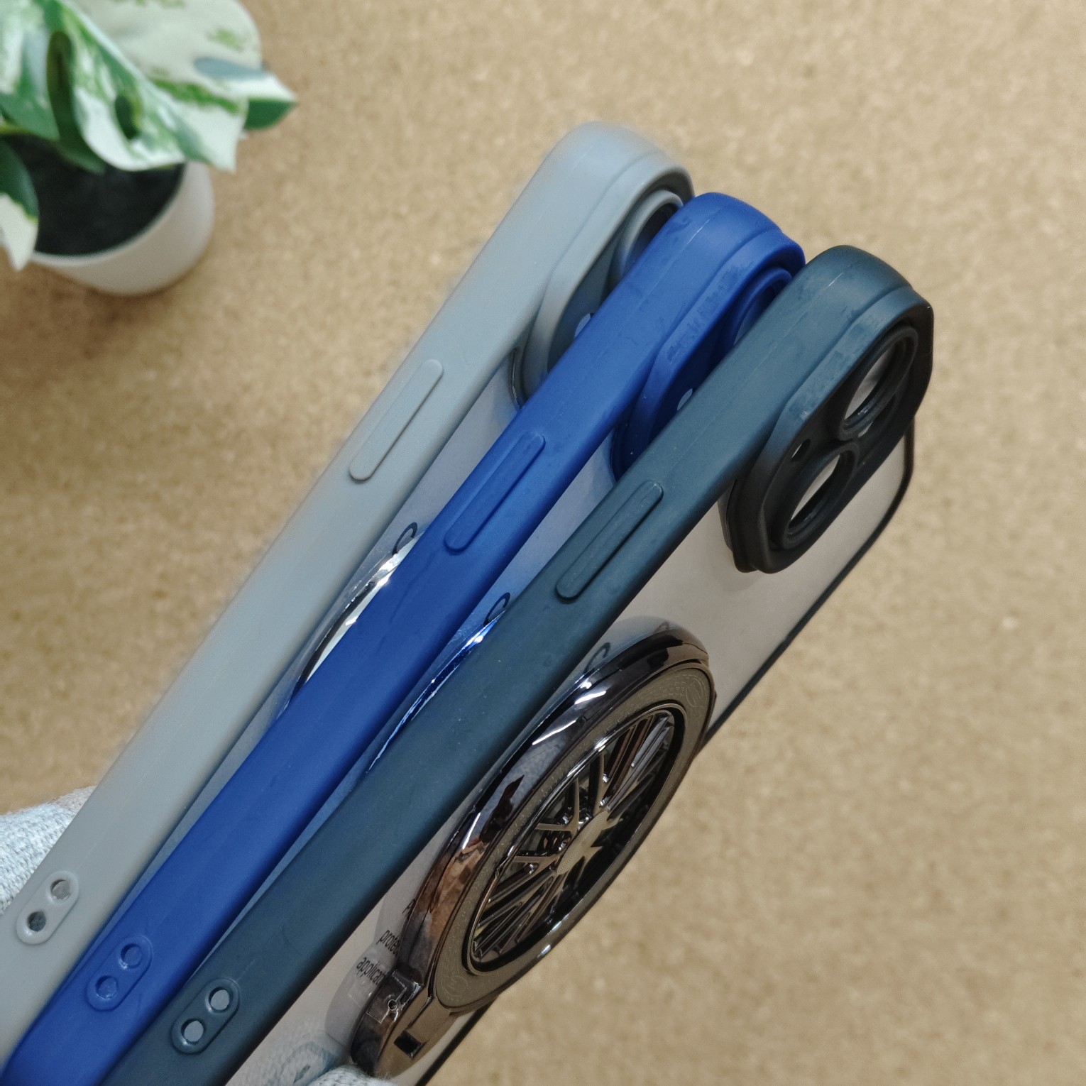 iPhone 14 Transparent Wheel Magsafe Stand Back Cover – BT Limited ...