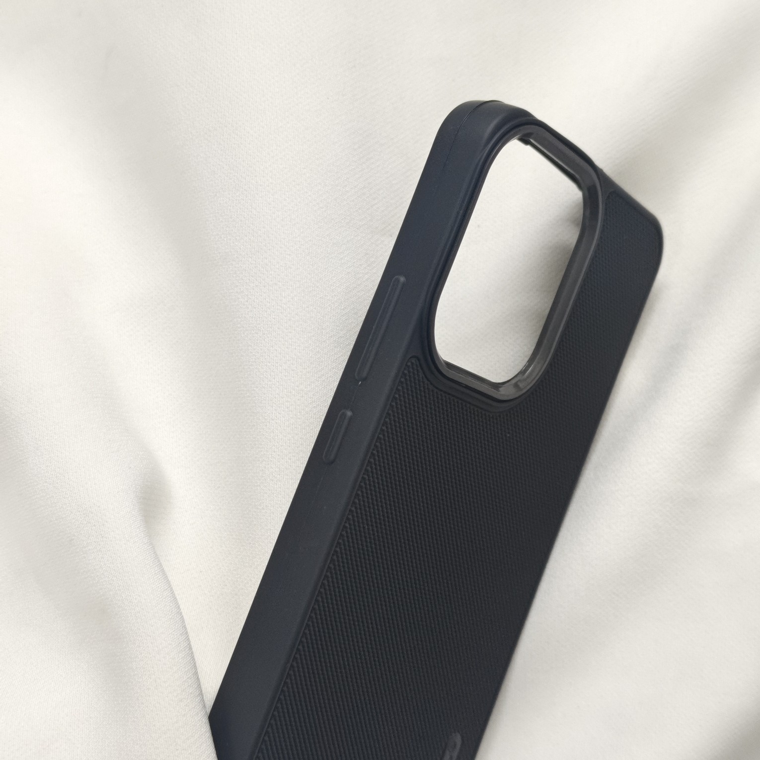 Oppo Reno 15 Black Nilkin Back Cover With Cloth Inside – BT Limited ...