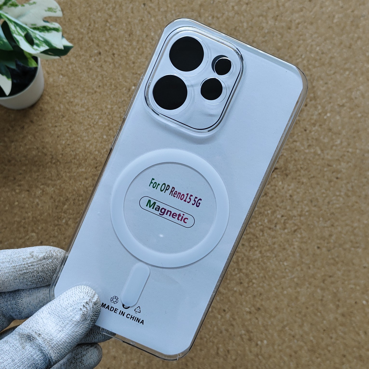 Oppo Reno 15 Crystal PC Hard Back Cover No Magsafe – BT Limited Edition ...